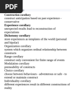 George Kelly's 11 Corollaries Explained | PDF | Liberal Arts Education ...