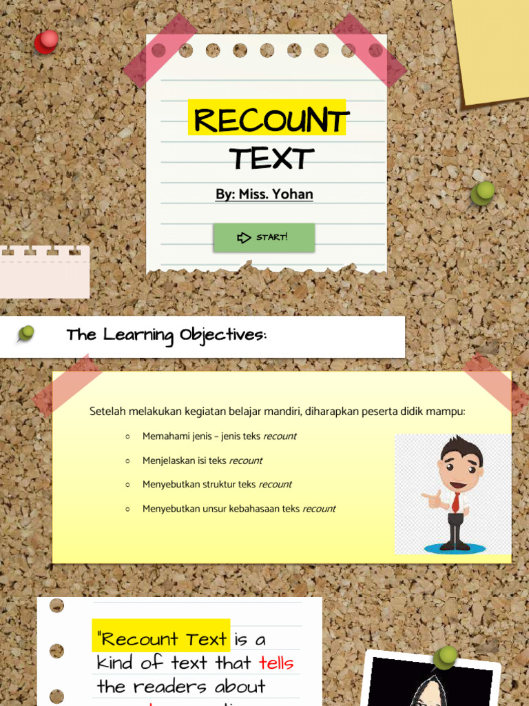 Recount Text (Experience)-783 | PDF | Grammatical Tense | Language Families