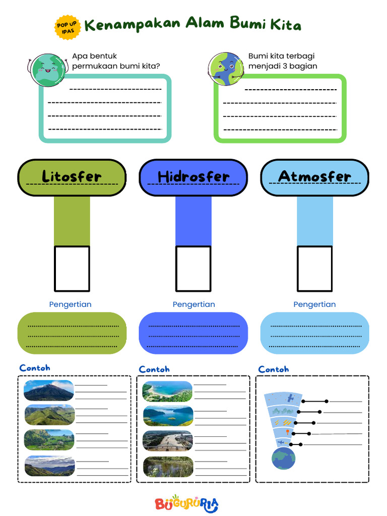 Struktur dan Lapisan Bumi Pop Up | PDF