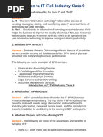 Csiplearninghub Com Introduction To It and Ites Industry Class 9 ...