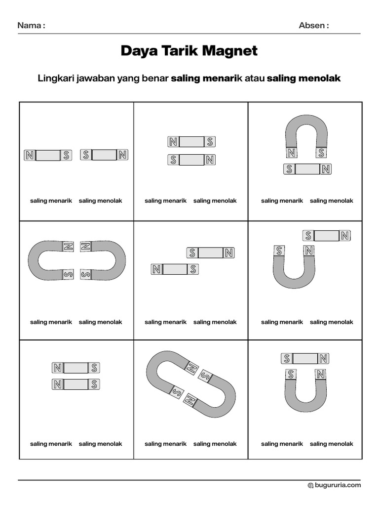 Tarik Menarik Magnet | PDF