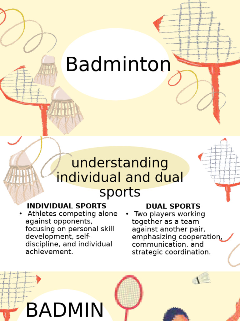 Lesson1 Badminton | PDF | Motor Coordination | Psychological Concepts