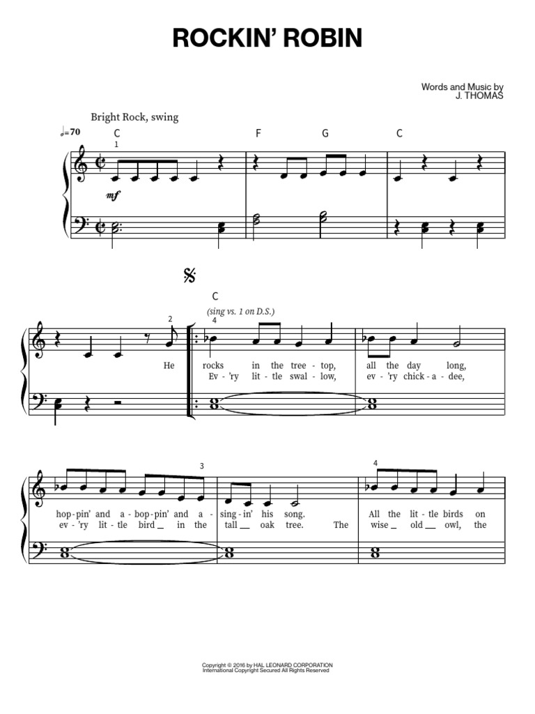Rockin' Robin | PDF