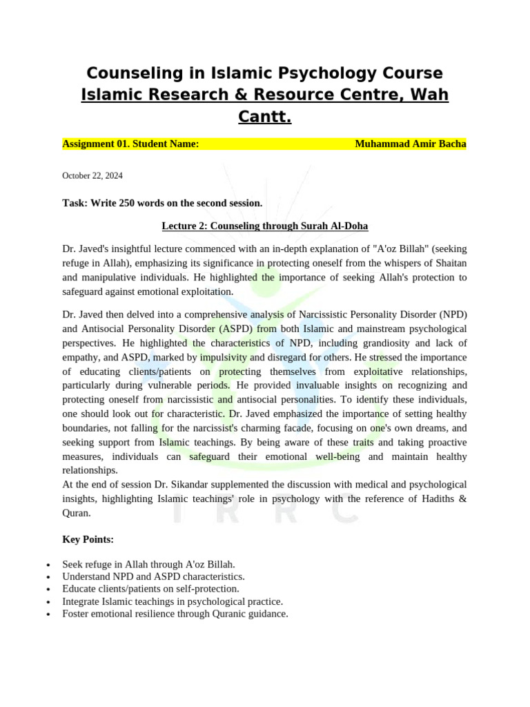 Muhammad Amir Bacha, Assignment 2 | PDF