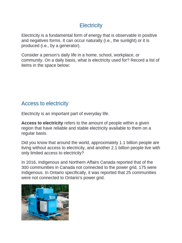 Electricity | PDF | Electrical Grid | Electricity