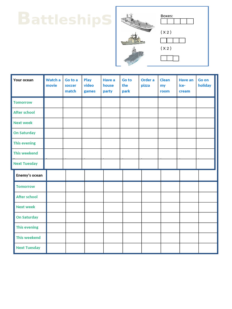 Battleships Making Plans | PDF