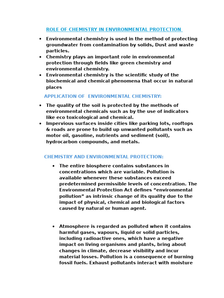 Environmental Protection | PDF | Technology & Engineering