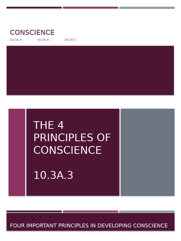 Conscience | PDF | Conscience | God