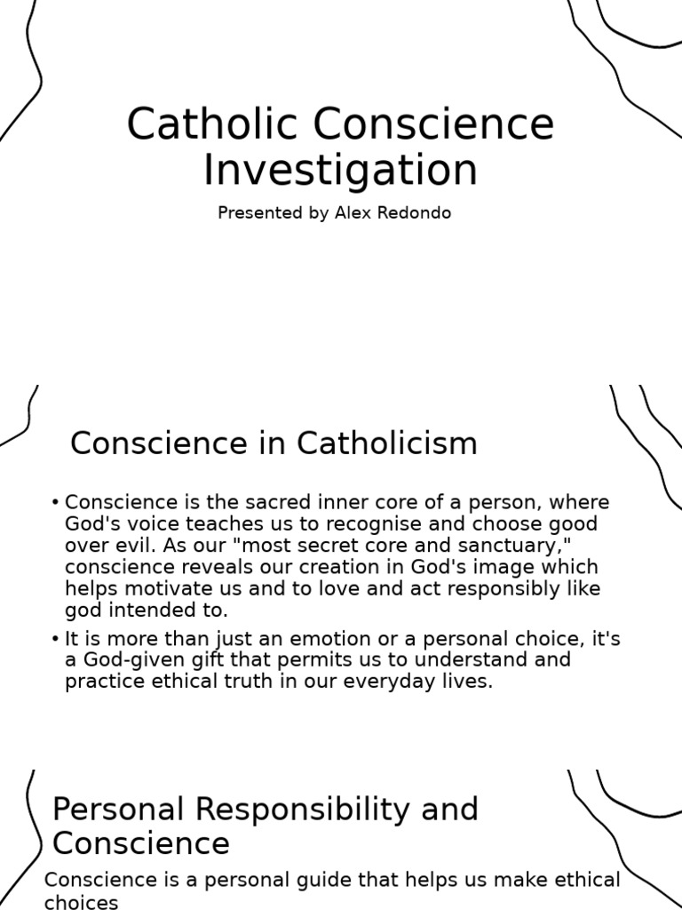 Catholic Conscience Investigation | PDF | Conscience | God