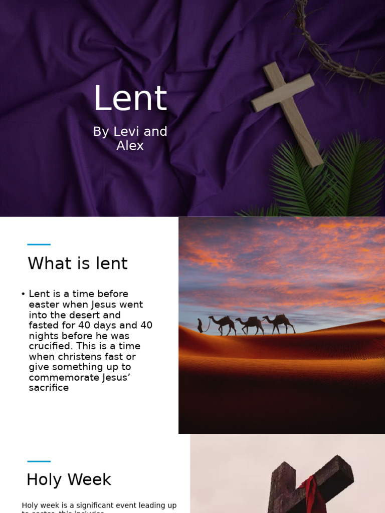 Understanding Lent and Holy Week | PDF | History | Religion & Spirituality
