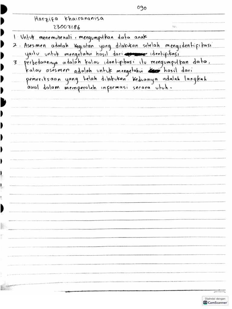 Kuis Adhd Harzifa Per 6 | PDF