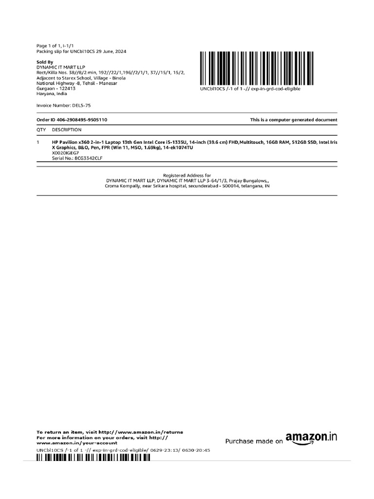 Warranty Slip | PDF