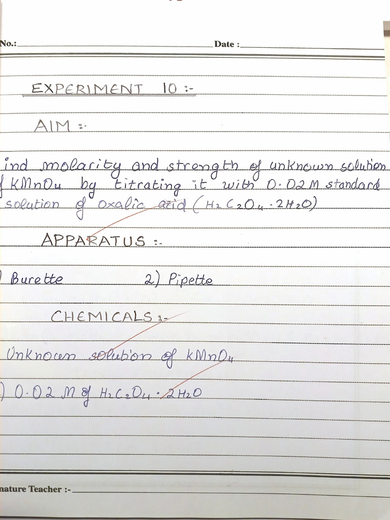 Volumetric Analysis 2 | PDF