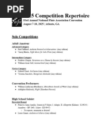 Band Grading Chart | PDF | Rhythm | Tempo