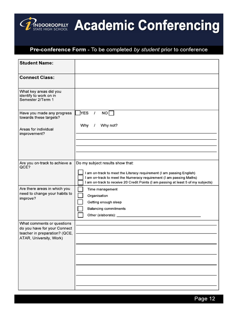 Academic Conferencing Student Prep | PDF