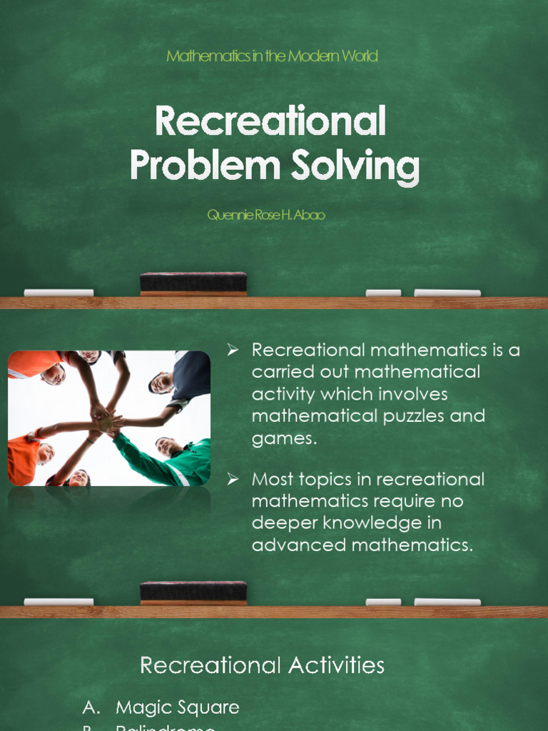 Recreational Math Puzzles Guide | PDF | Mathematics