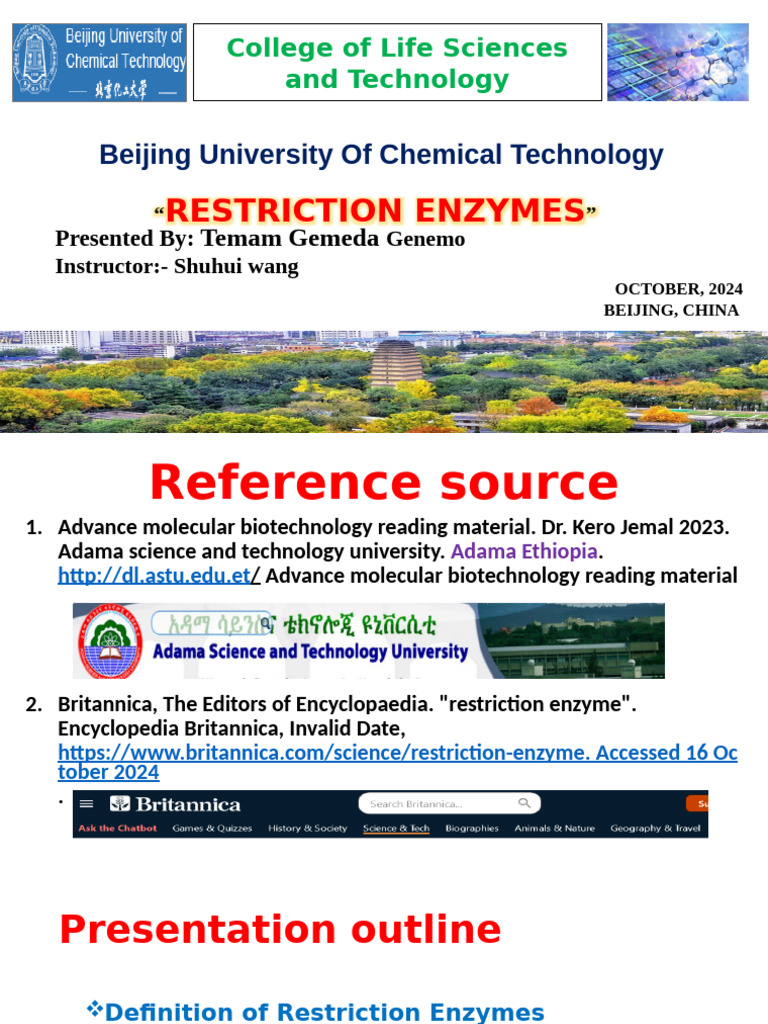 Understanding Restriction Enzymes | PDF | Restriction Enzyme | Health ...