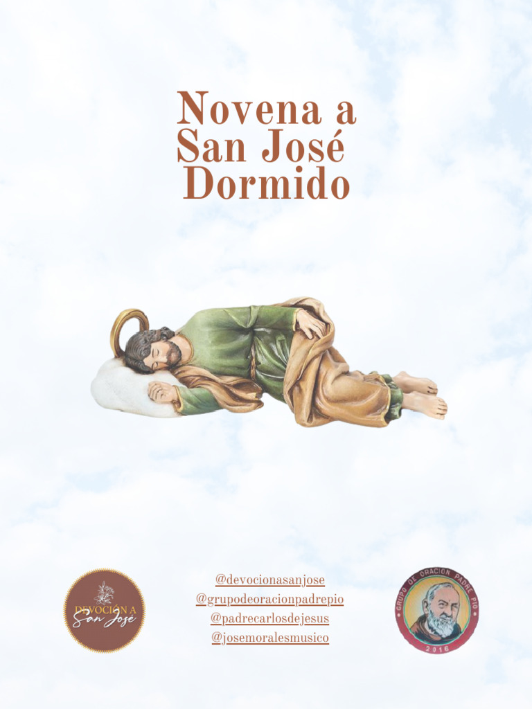 Novena a San José Dormido: Oraciones y Peticiones | PDF | Oración ...