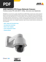 Datasheet Axis q6225 Le PTZ Camera en US 443384 | PDF | Camera | Image Stabilization