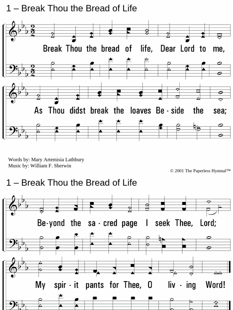 Break Thou The Bread of Life | PDF | Art