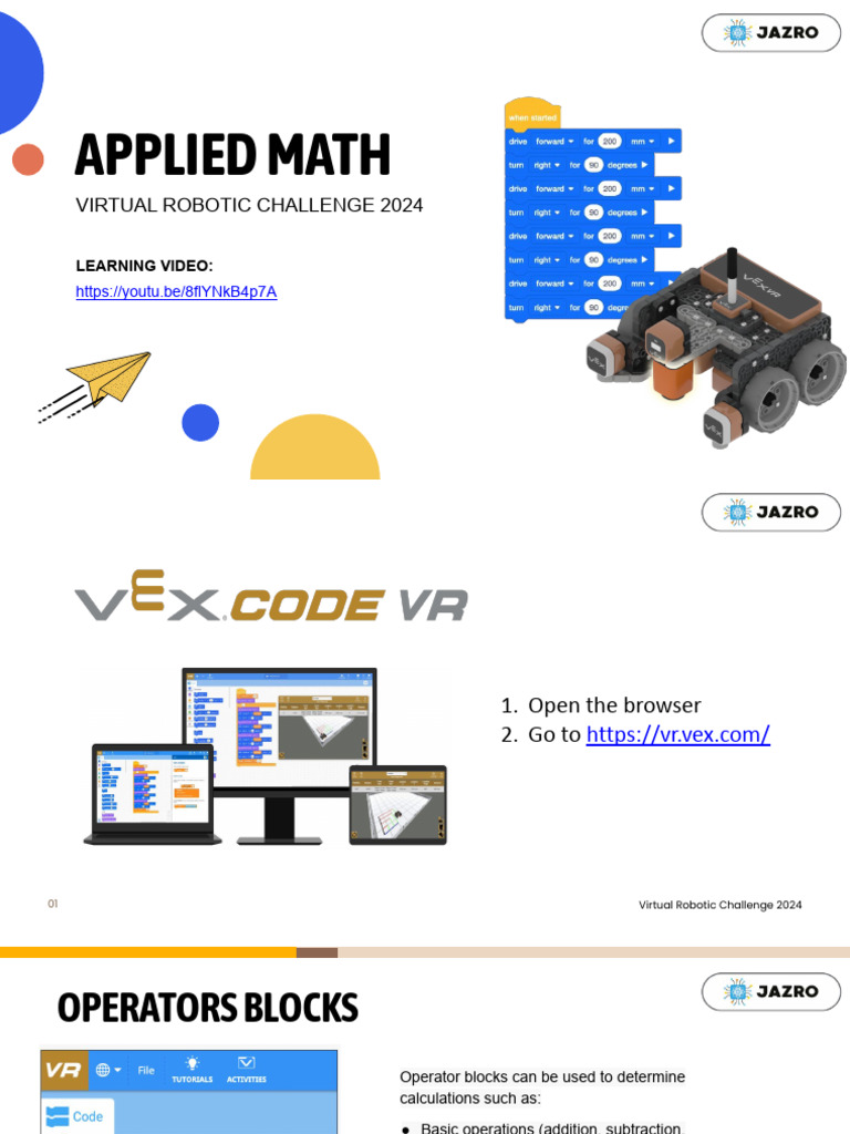 Virtual Robotic Challenge 2024 Guide | PDF | Teaching Methods ...