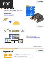 VEXcode VR Robotics Course Guide | PDF | Applied Mathematics | Computer ...