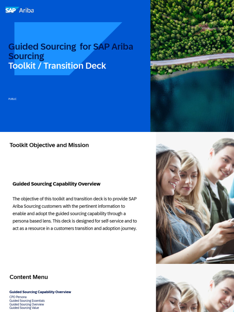 Guided Sourcing Capability For SAP Ariba Sourcing Transition Toolkit | PDF | Usability | User ...