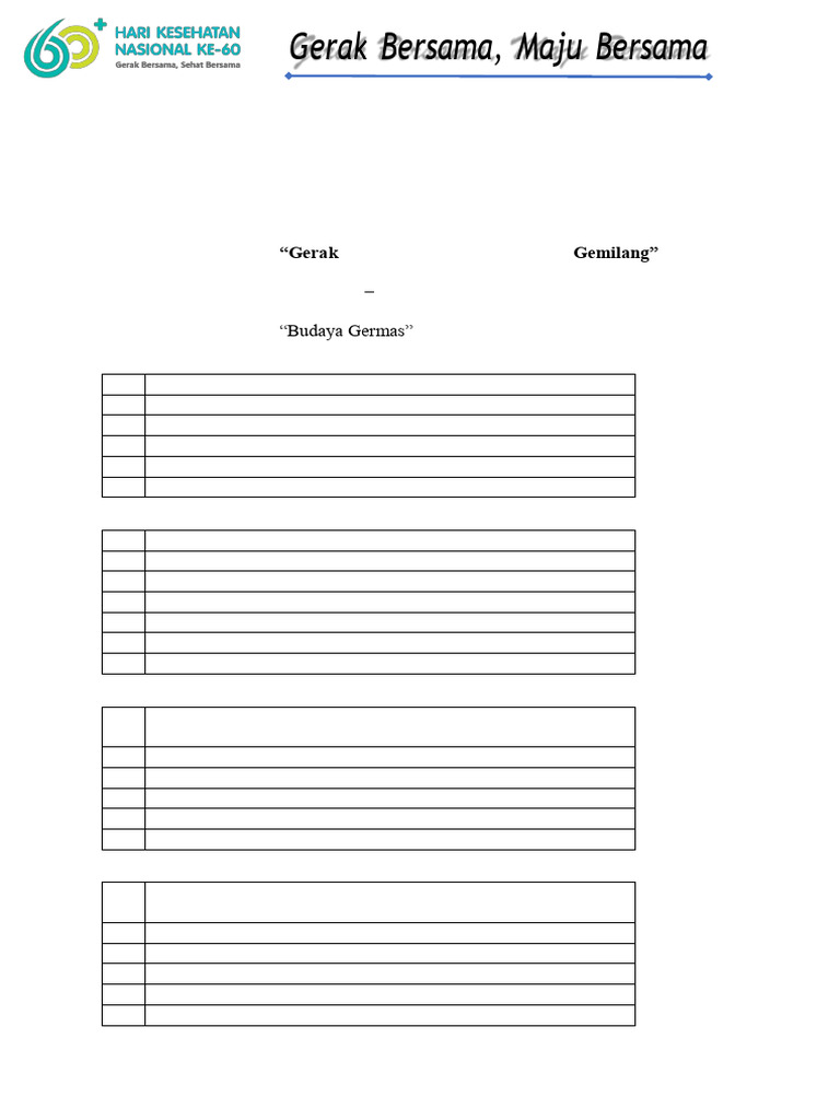 Tema Jalan Sehat HKN 2024-2 | PDF | Kesehatan Holistik | Gaya Hidup