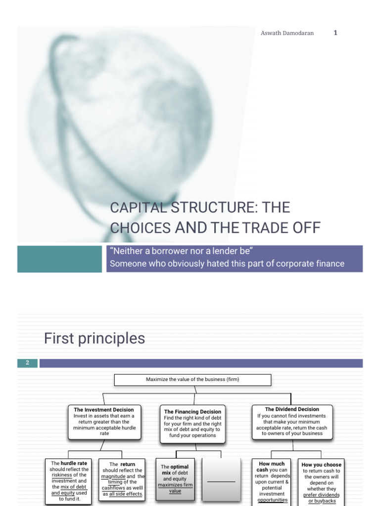 Capital Structure | PDF | Capital Structure | Equity (Finance)