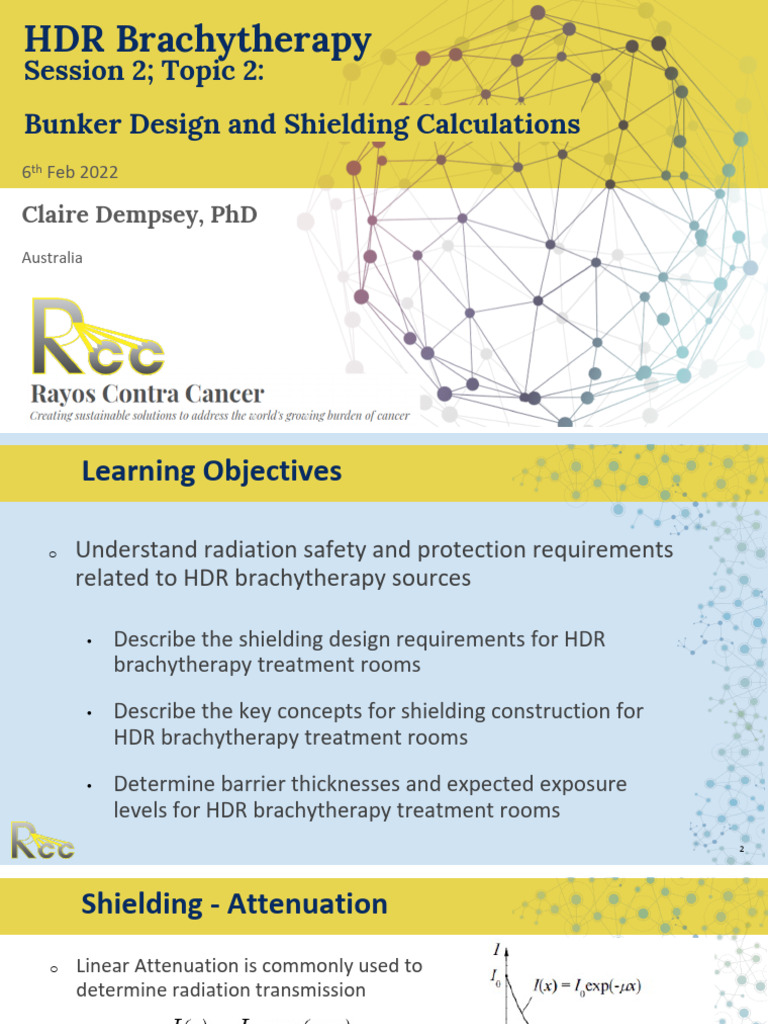 Session 2 - Topic 2 - Bunker Design and Shielding Calculations | PDF ...