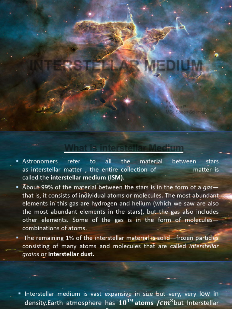 Interstellar Medium | PDF | Interstellar Medium | Cosmic Dust