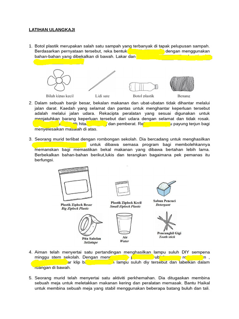 Latihan Ulangkaji | PDF