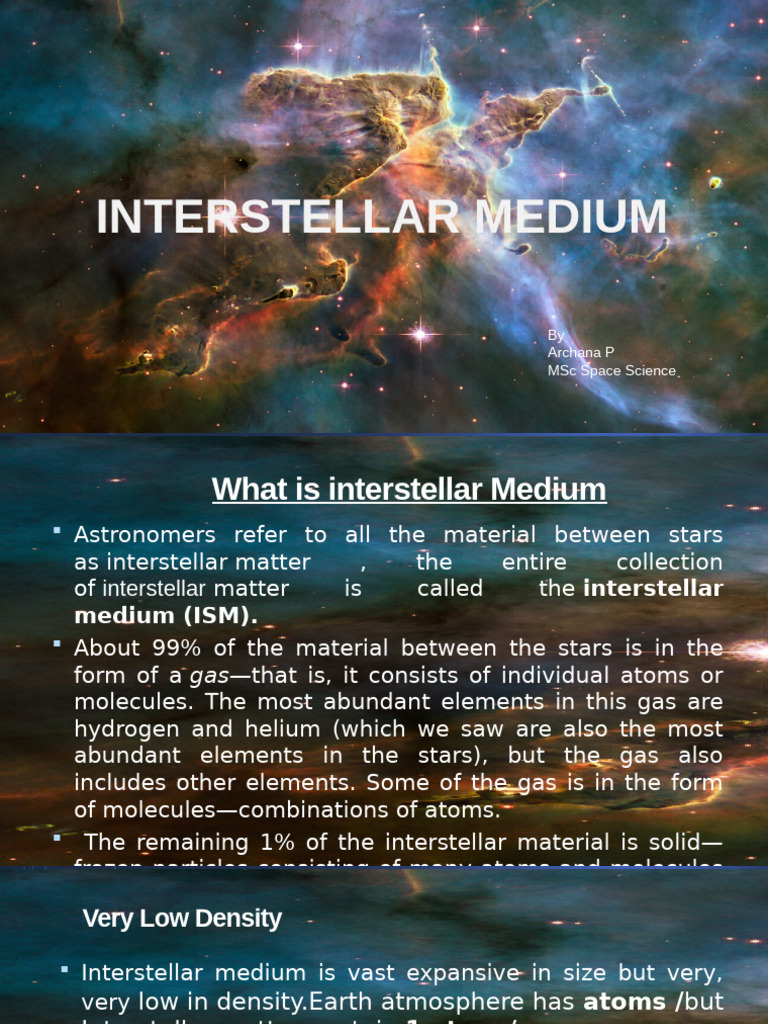 Interstellar Medium | PDF | Interstellar Medium | Cosmic Dust