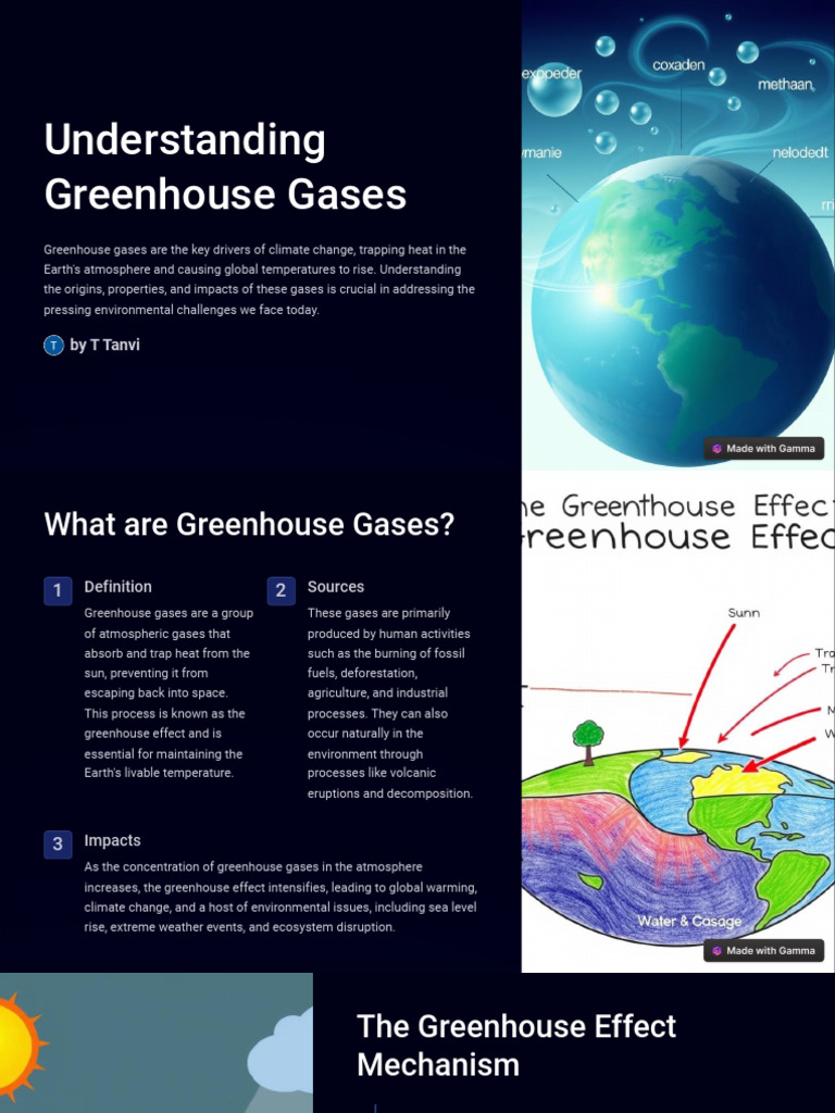 Understanding Greenhouse Gases | PDF | Greenhouse Effect | Greenhouse Gas