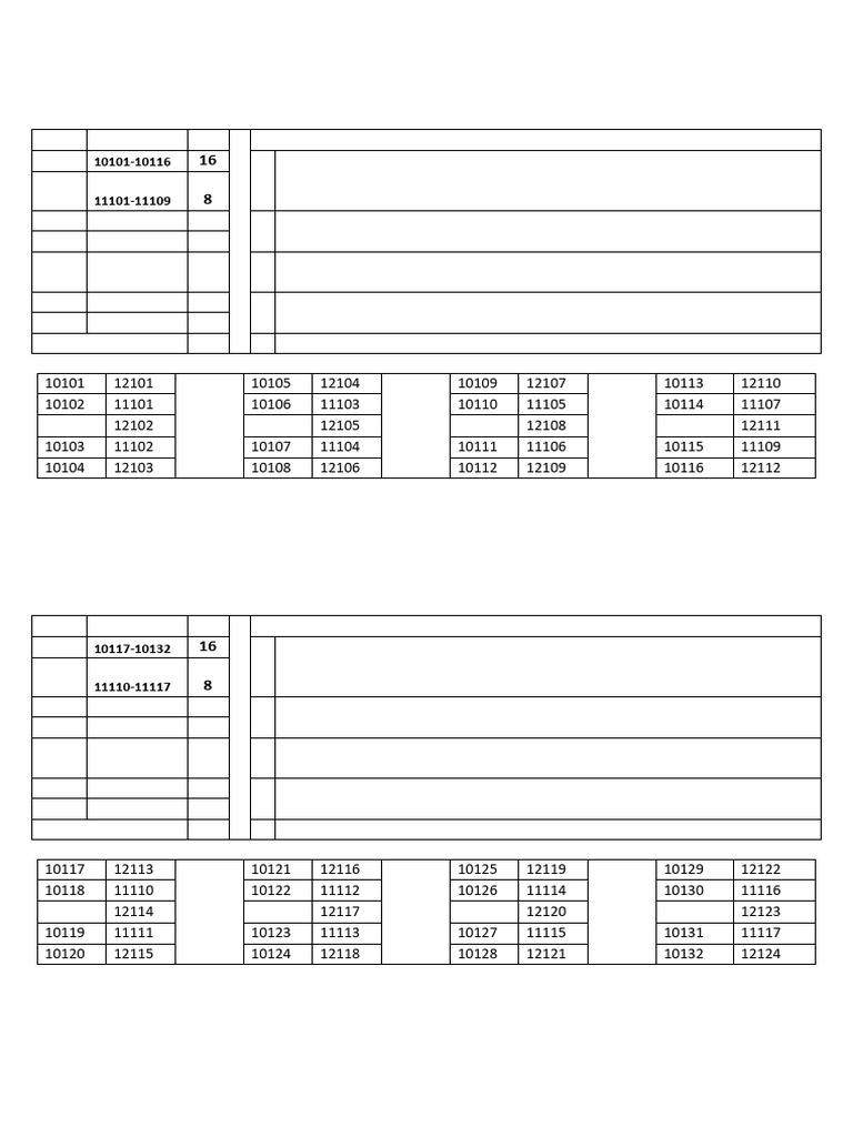 Class Wise Seating Arrangement 2024-25 - Pb-I X and Xii - Hy Xi | PDF