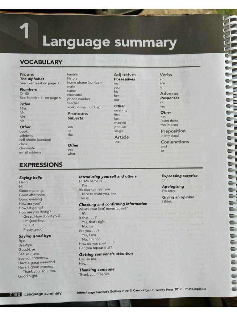 Language Summary | PDF
