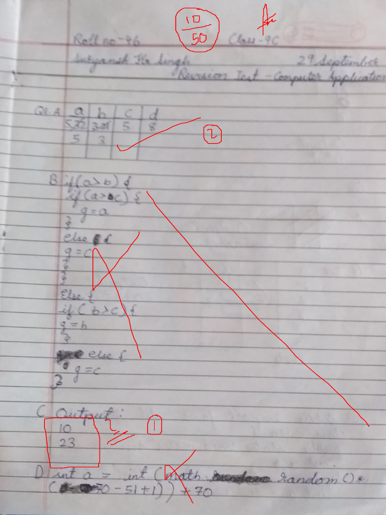 CTS Half Yearly | PDF | Science & Mathematics