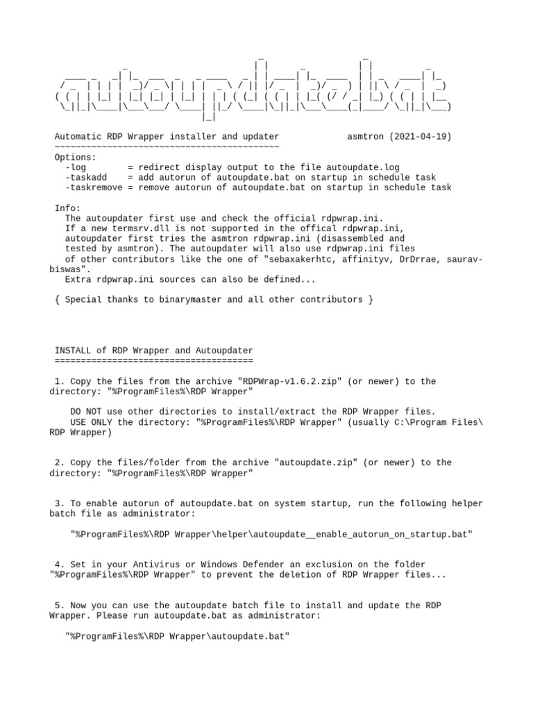 Autoupdate Info | PDF | Computers