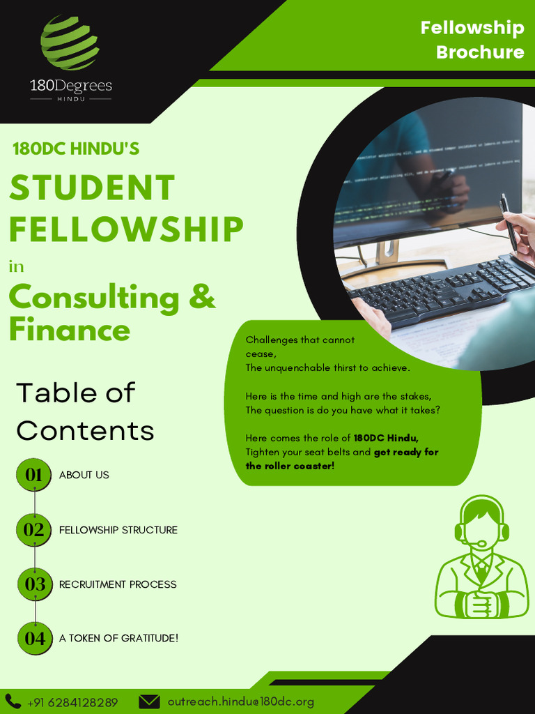 180 DC Fellowship Brochure | PDF | Recruitment | Business