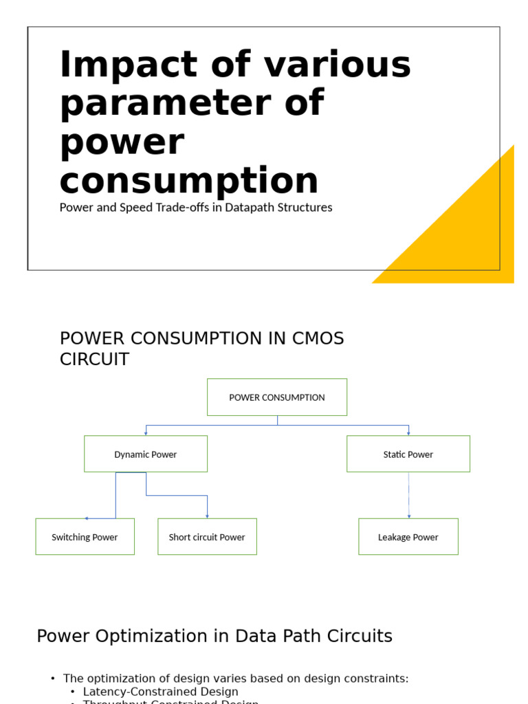 Power Consumption | PDF | Cmos | Logic Gate