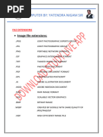 FORMATI DATOTEKA I DATOTEČNI NASTAVCI Dujmić | PDF