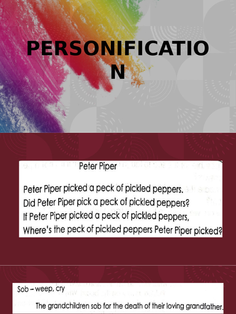 Personification | PDF