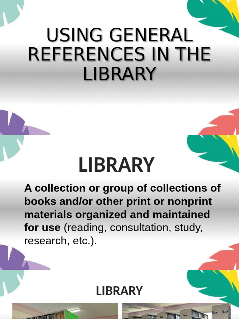Reference Materials | PDF
