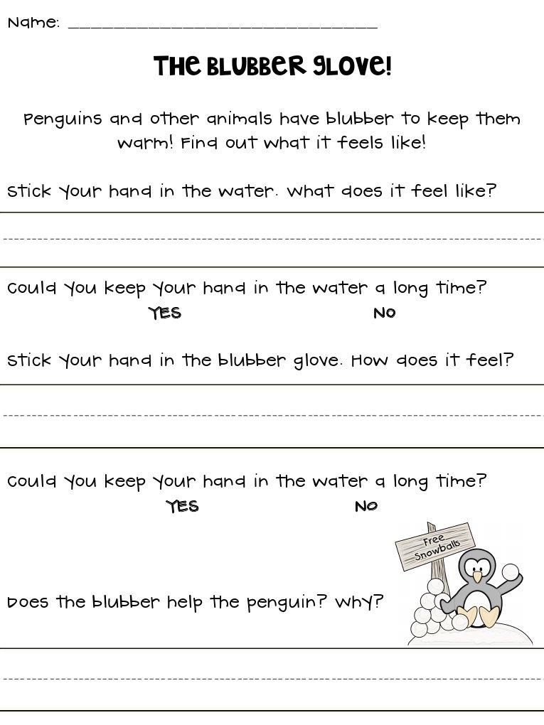 Blubber Glove Experiment for Penguins | PDF | Self-Improvement