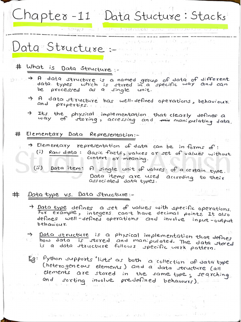 Data Structure - Stacks | PDF