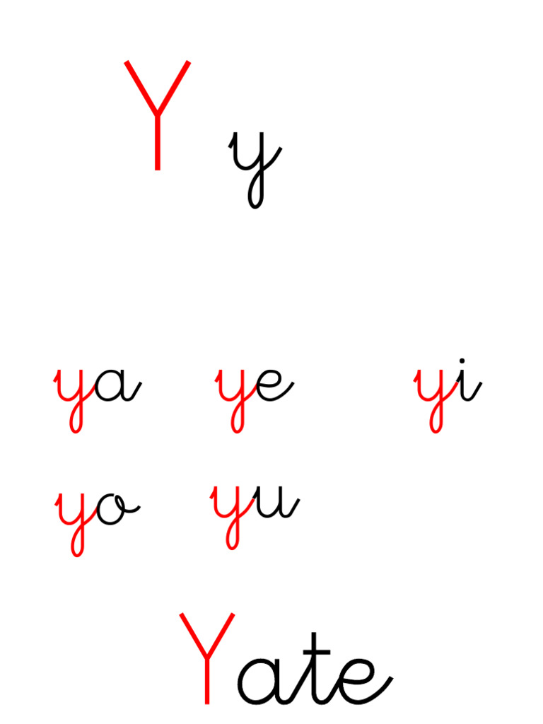 Presentación Letra y | PDF