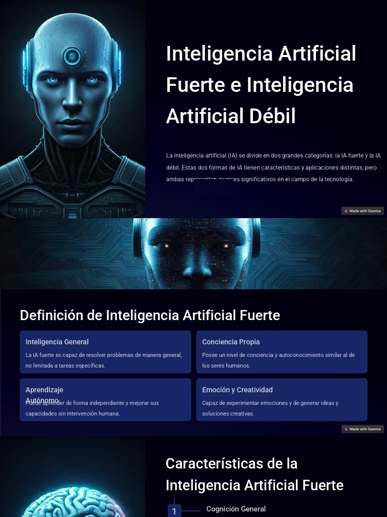 Diferencias entre IA Fuerte y Débil | PDF | Inteligencia artificial ...