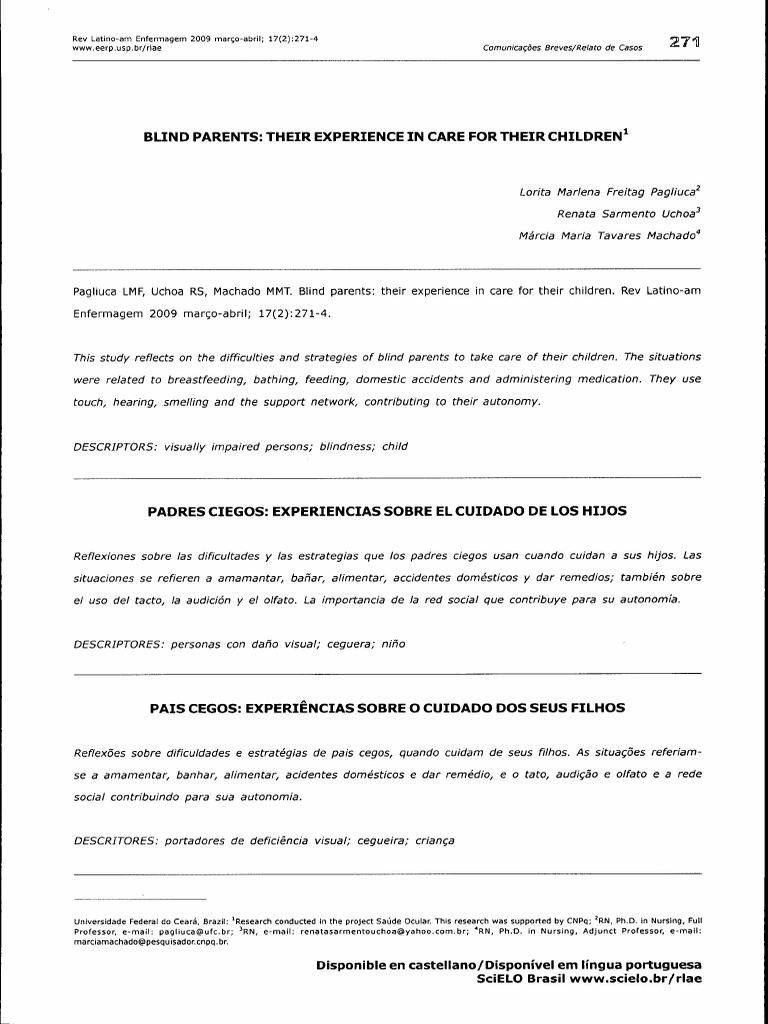 Artigo Qapd | PDF | Childhood | Family