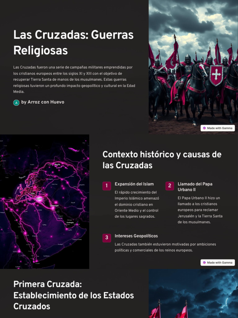 Impacto y legado de las Cruzadas | PDF | Cruzadas | Jerusalén