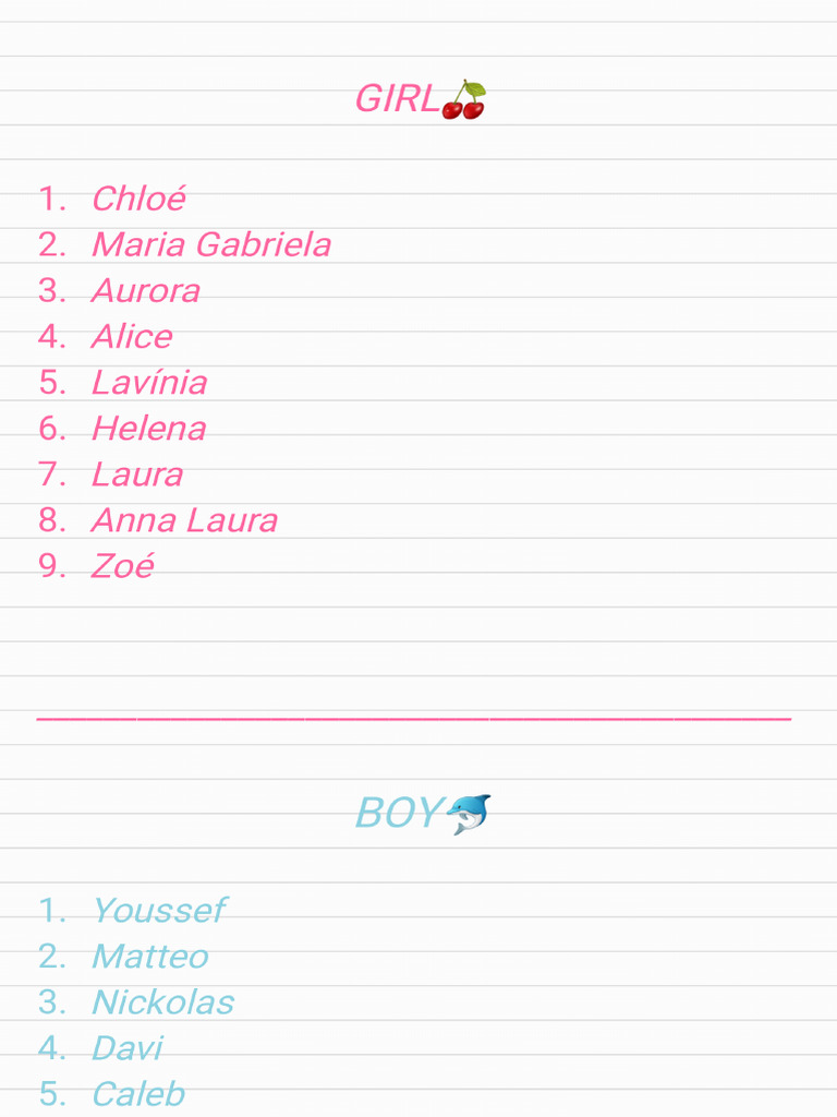 NAMES | PDF